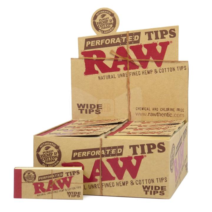 RAW Tips Wide Perforated 50/pack – Fortune Supply